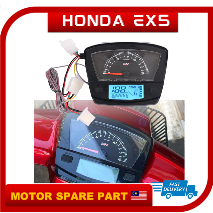 DREAM DIGITAL METER Honda EX5 meter COP UMA Electronic Speed Display ...