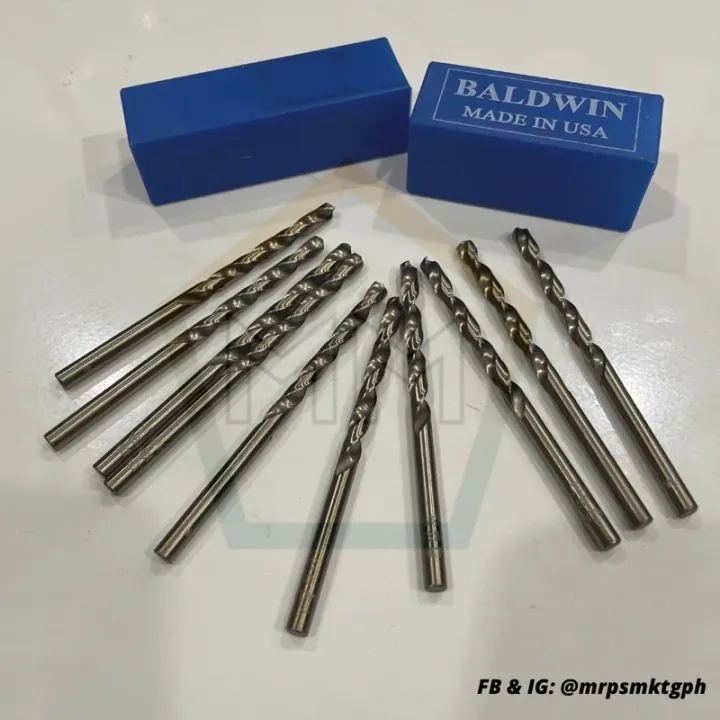 Baldwin High Speed, Heavy Duty, Straight Shank Twist Drill Bit 3/16 ...