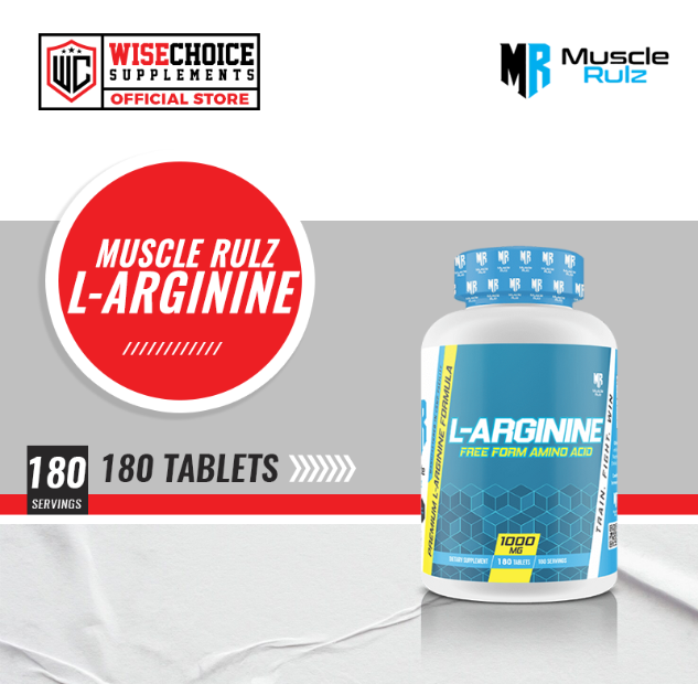 MUSCLE RULZ L-ARGININE 180 TABLETS | Lazada PH