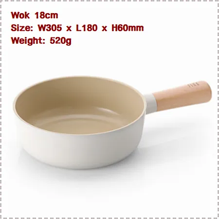 [Made in Korea] Neoflam Fika Frying Pan Wok Pan Pot Casserole Non-Stick Cookware IH (Induction ...