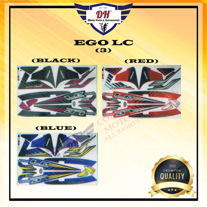 EGO LC FI (3) STICKER BODY STRIPE YAMAHA | Lazada