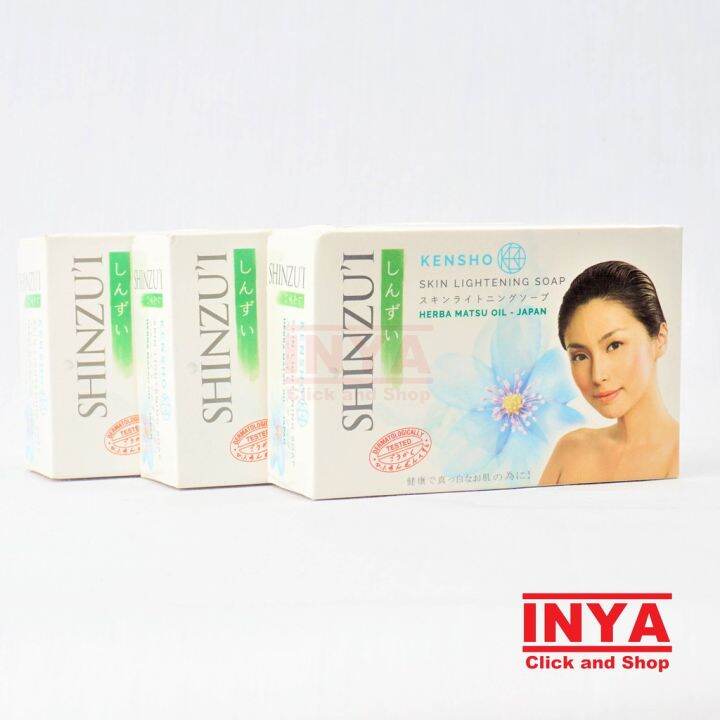 SHINZUI Skin Lightening Herba Matsu Oil 80g | Sabun Mandi Batang Shinzu ...