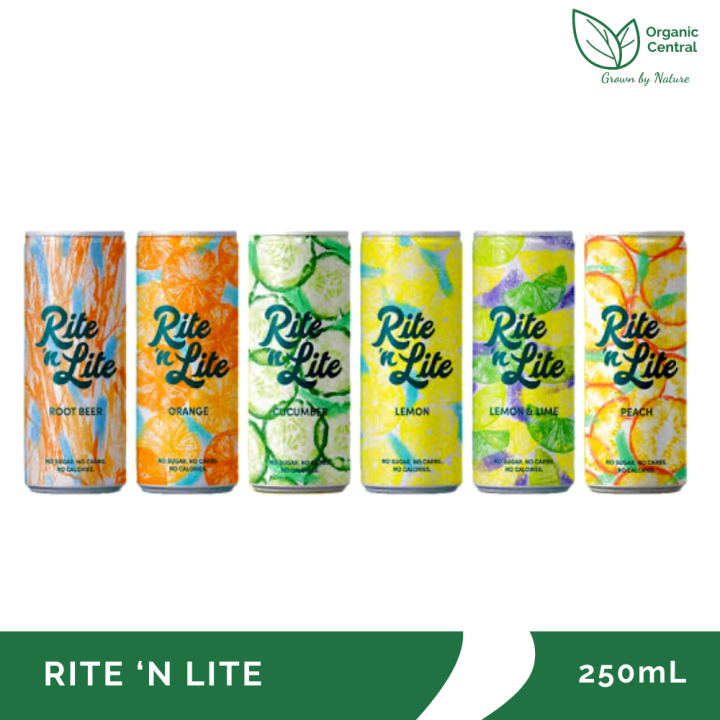 Rite 'n Lite Soda 250mL - No Carbs, No Calories, No Sugar | Lazada PH