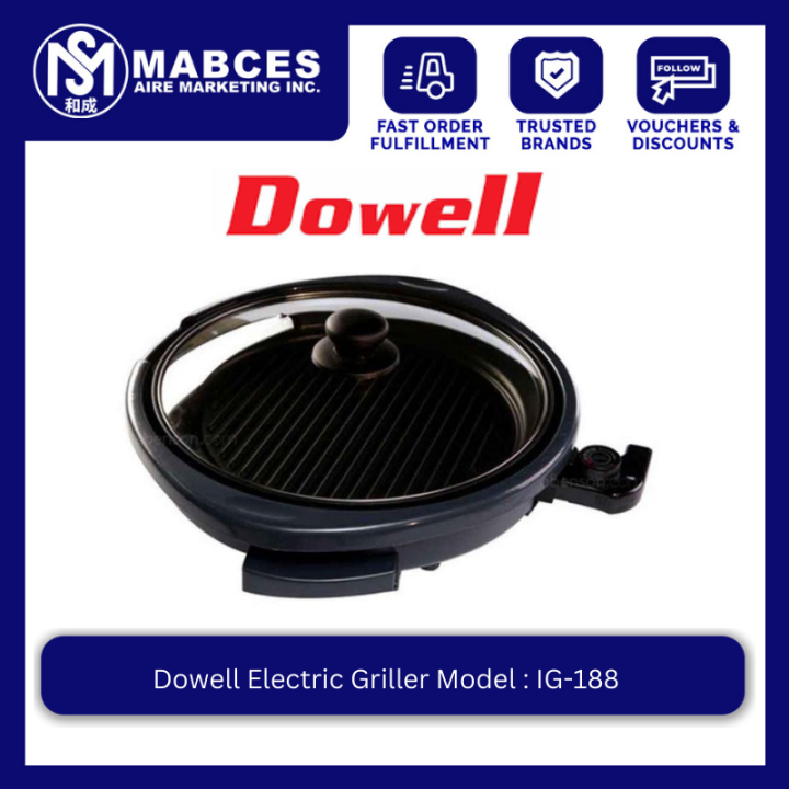 Dowell Electric Griller IG-188 | Lazada PH