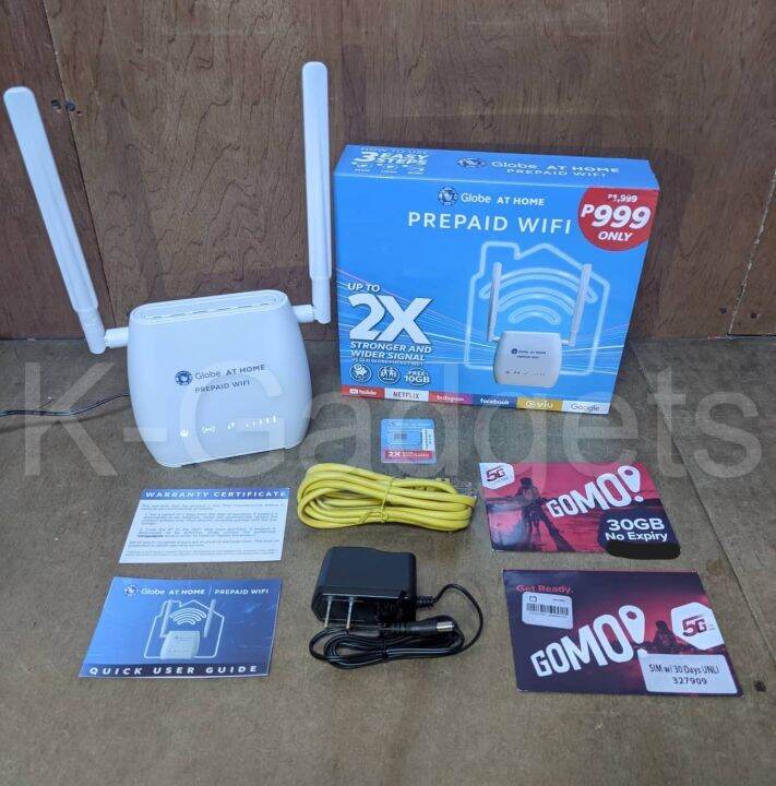 Globe at Home Prepaid Wifi MODEL: ZLT-S10G - ORIGINAL - with FREE 10GB ...