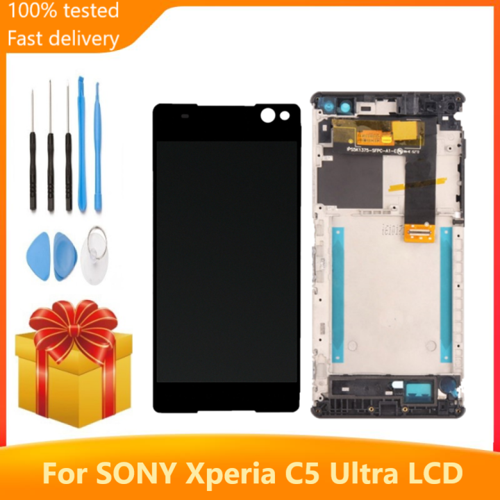Original Display 6.0" For SONY C5 Ultra E5506 E5533 E5563 E5553 LCD ...