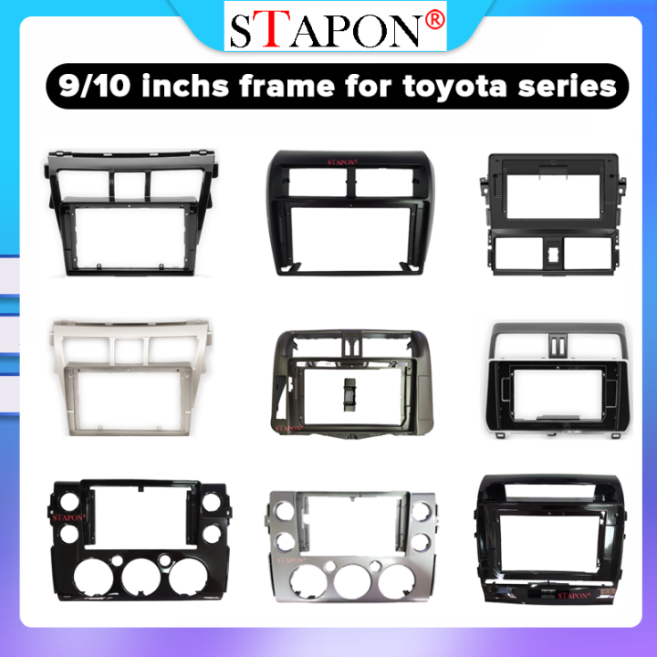 STAPON 9/10inchs frame panel fascia for toyota camry prado vios wigo ...
