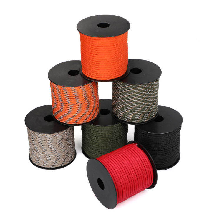 7 Strand 4mm Paracord 550 Military Tactical Parachute Cord Camping ...