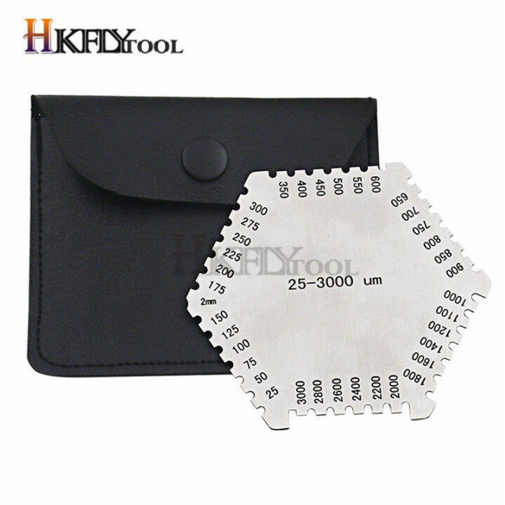 NEW High Precision Stainless Steel Hexagon Wet Film Comb Instrument ...