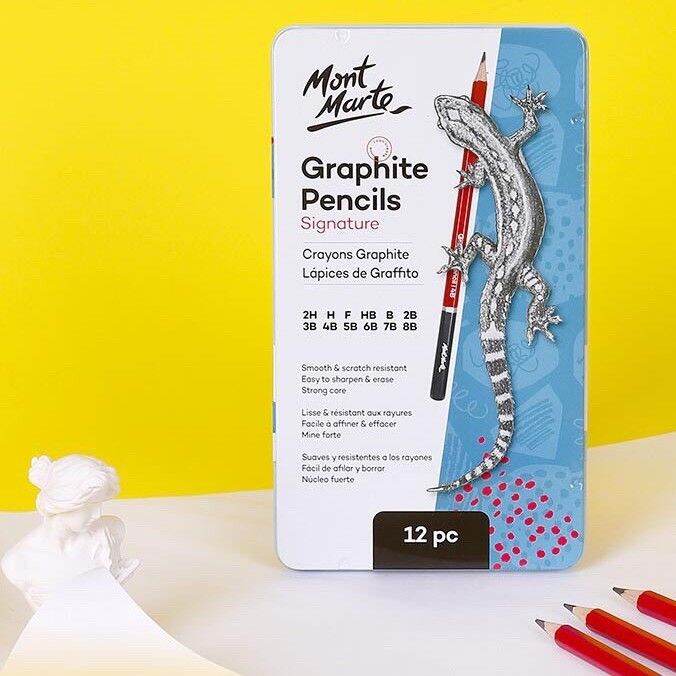 Agad na pagpapadala Mont Marte Signature Graphite Pencil Set | Lazada PH