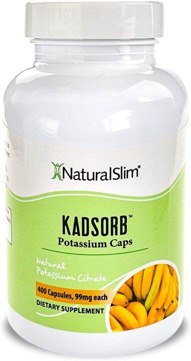 Naturalslim Kadsorb Natural Potassium Citrate - Supports Electrolyte ...