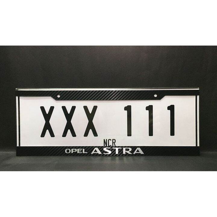 Car Plate Cover Opel ASTRA Carbon Fiber Design | Lazada PH