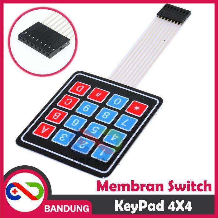 5PCS 4X4 MATRIX ARRAY 16 KEY MEMBRANE MEMBRAN SWITCH KEYPAD | Lazada ...