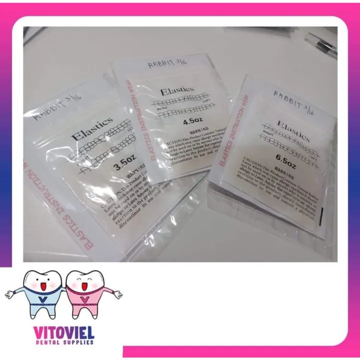 ELASTIC BAND Rabbit 3/16 (100 pcs per pack) | Lazada PH