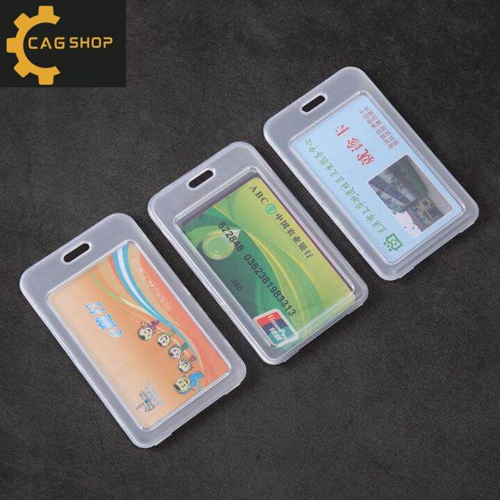 CAG Shop Transparent ID Card Holder IC Card Holder Bus Card Student ID ...