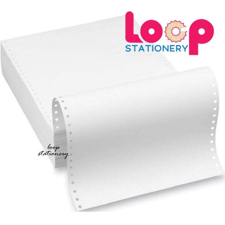 Sonoform 3Ply Computer Form All White NCR 9.5"x11" [500Fans] | Lazada