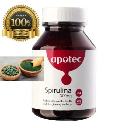 APOTEC SPIRULINA TABLET 300MG (250'S) | Lazada