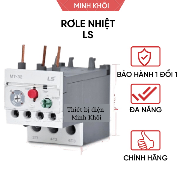 [Mẫu mới] rơle Nhiệt LS ,relay nhiệt MT-32, rơle nhiệt cho khởi động từ, contactor | Lazada.vn