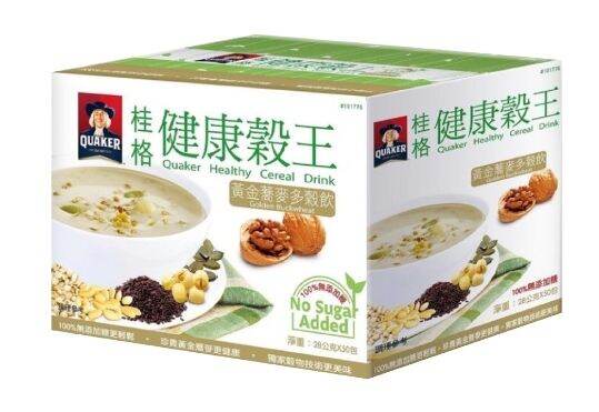 QUAKER Golden Buckwheat Cereal Drink Grain Mix 28 g X 50-Count เควกเกอร ...