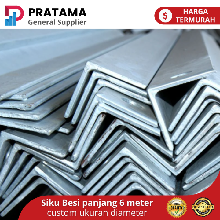 Siku Besi 6 meter Full Steel Angle Berbagai Ukuran Siku Besi | SURABAYA ...