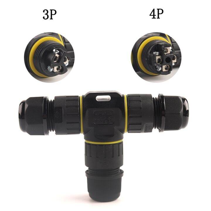 [XIE CHENG] M20T IP68 Waterproof Connector 2/3/4/5/6 Pin Electrical Terminal Adapter Wire ...