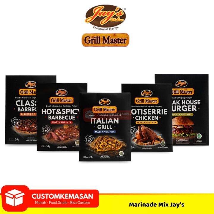 Bumbu Marinasi Jay's / Bumbu Marinasi Daging Khas Italy/ Bumbu Marinasi ...