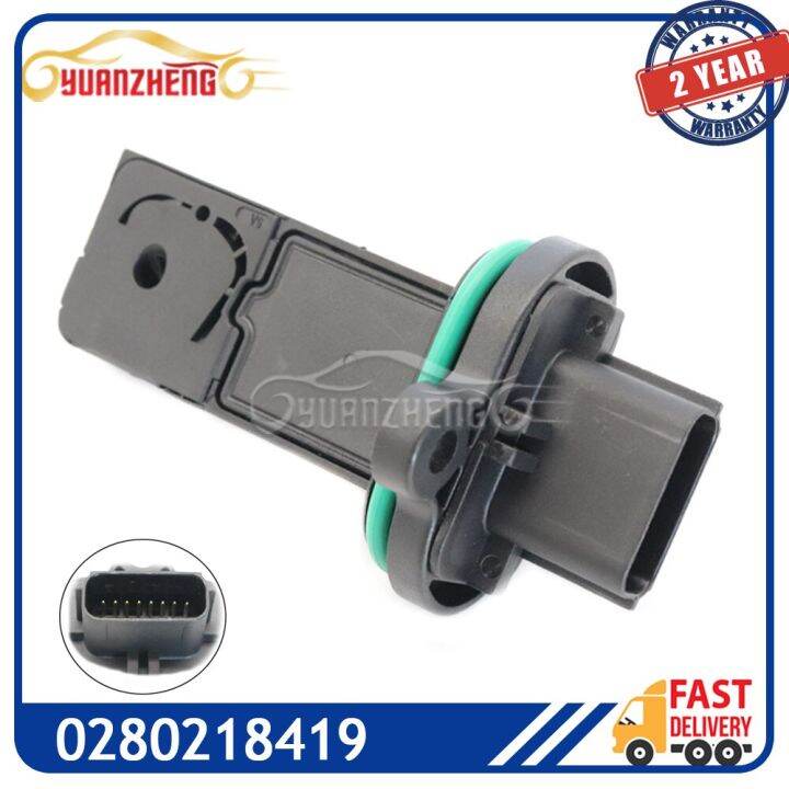 0280218419เซนเซอร์เครื่องวัดการไหลลมสำหรับรถยนต์ MAF ปริมาณมากเหมาะ ...