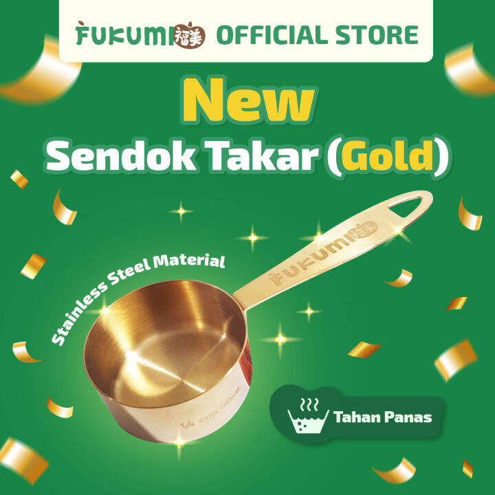 Sendok Takar Gold Stainless Steel FUKUMI (GIFT) | Lazada Indonesia