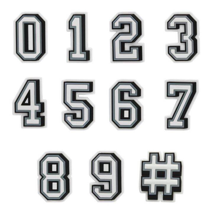 Crocs jibbitz pin letters numbers | Lazada PH