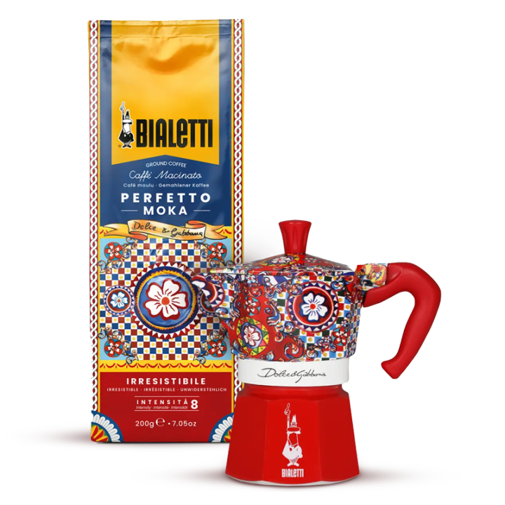 Bialetti x Dolce & Gabbana Moka Express Special Edition Moka Pot | Lazada PH