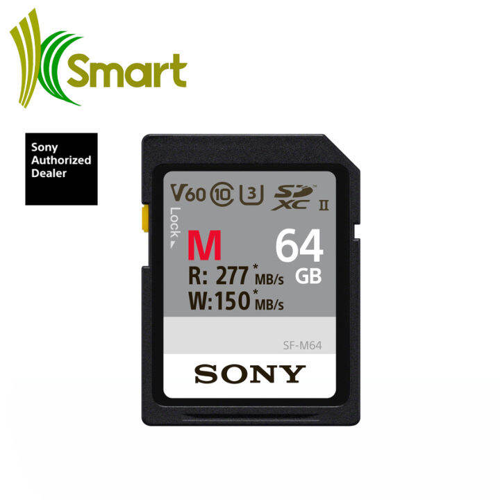 Sony SF-M64 64GB UHS-II SDXC Memory Card (5 Years Warranty) | Lazada