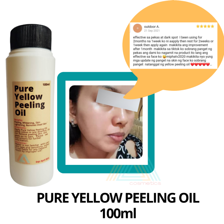 EFFECTIVE PURE YELLOW PEELING OIL 100ML I BODYPEELING I SKIN PEELING I ...