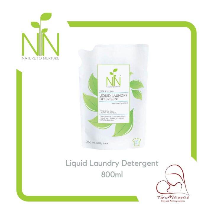 Nature To Nurture Free & Clear Liquid Laundry Detergent | Lazada PH