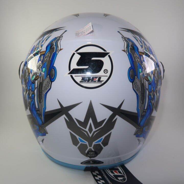 Helm anak SNI Transformer Robot Blue | Lazada Indonesia