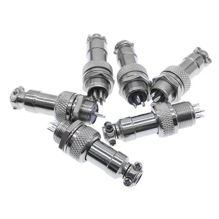 GX12 panel circular aviation connector plug socket 2pin 3Pin 4Pin 5Pin ...