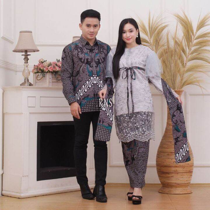 (BISA COD) COUPLE BATIK SET AMANDA STANDAR DAN JUMBO/BATIK COUPLE SET ...