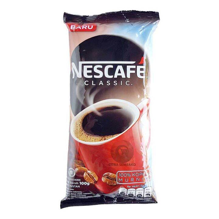Nescafe Classic 120gr Kemasan Sachet Nikmat dan Praktis | Lazada Indonesia