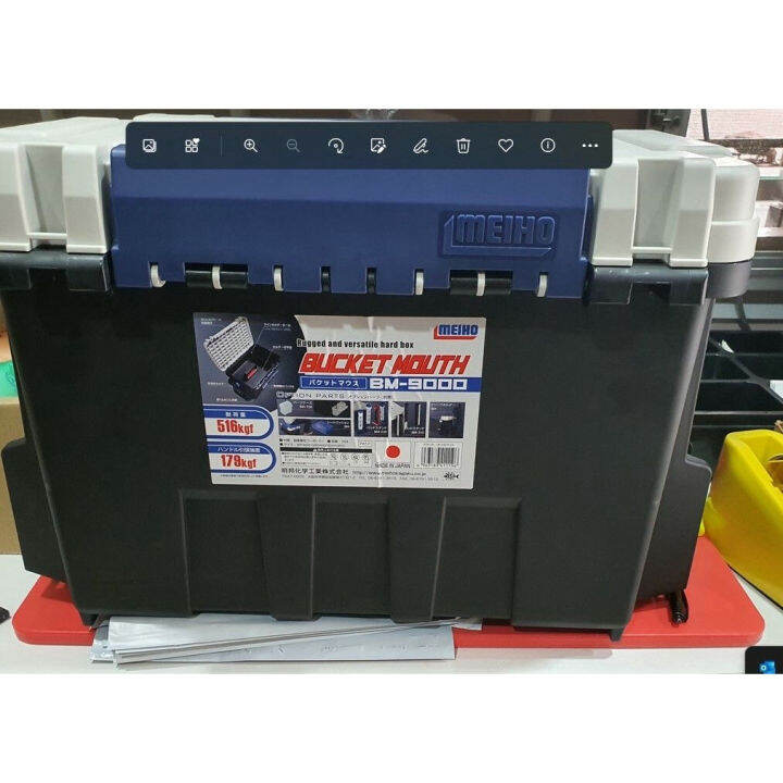 MEIHO BUCKET MOUTH 9000 (BM 9000) FISHING TACKLE BOX | Lazada