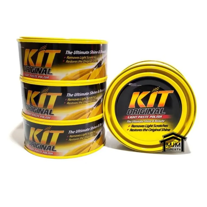Kit Original Light Paste Polish Wax Poles Mobil Kit Kaleng Kuning ...
