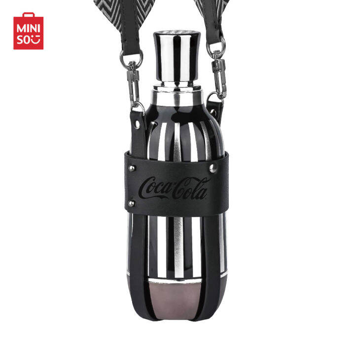 MINISO x Coca-Cola ขวดน้ำ ขวดน้ำสเตนเลส พร้อมเชือกคล้อง Coca-Cola ...