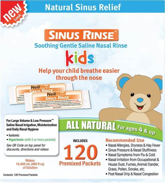 Neil Med Sinus Rinse Pediatric Packets Premixed 120/box | Lazada Singapore