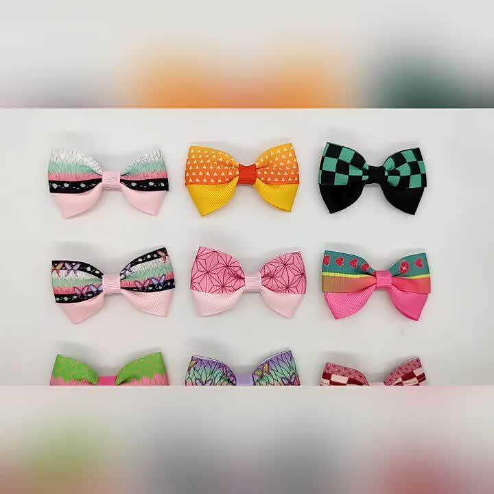 Demon Slayer Kimetsu No Yaiba Bow Tanjirou Mi Beans Headdress Cartoon ...