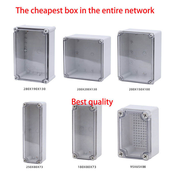 IP67 AG Series Transparent Cover Outdoor Waterproof DIY Electrical ...