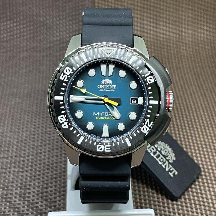 Orient M-Force RA-AC0L04L00B Automatic Black Diver's Rotating Bezel ...