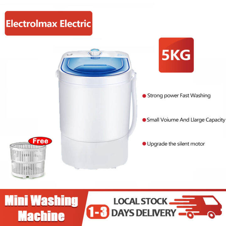 New Automatic mini portable Washing Machine Laundry Clothes Top Loading ...