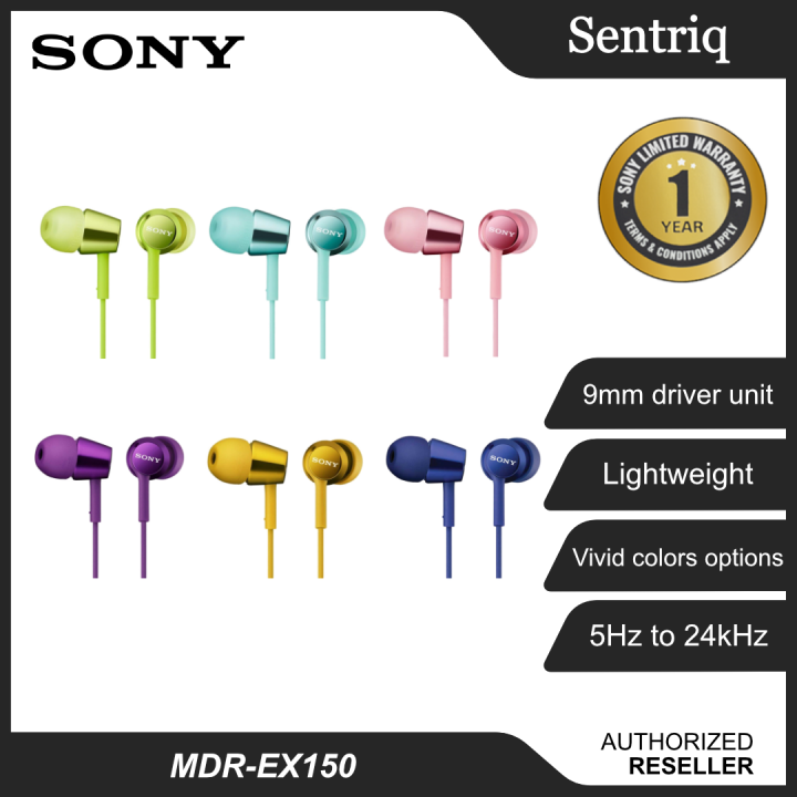 Sony MDR-EX150 In-Ear Headphones MDR-EX150 (Original) 1 Year Warranty ...