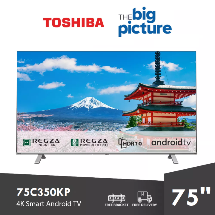 FREE SHIPPING Toshiba 4K Smart Android TV 75 Inch UHD Television can ...