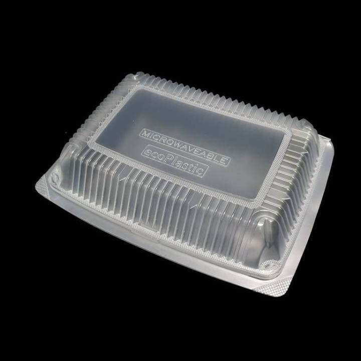 (50pcs±) Extra Big Lunch Box BX-210 BENXON / Disposable PP Plastic Food ...