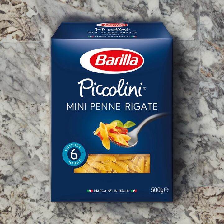 Barilla Piccolini Mini Penne Rigate พาสต้า เส้นพาสต้า เส้นพาสต้า ...