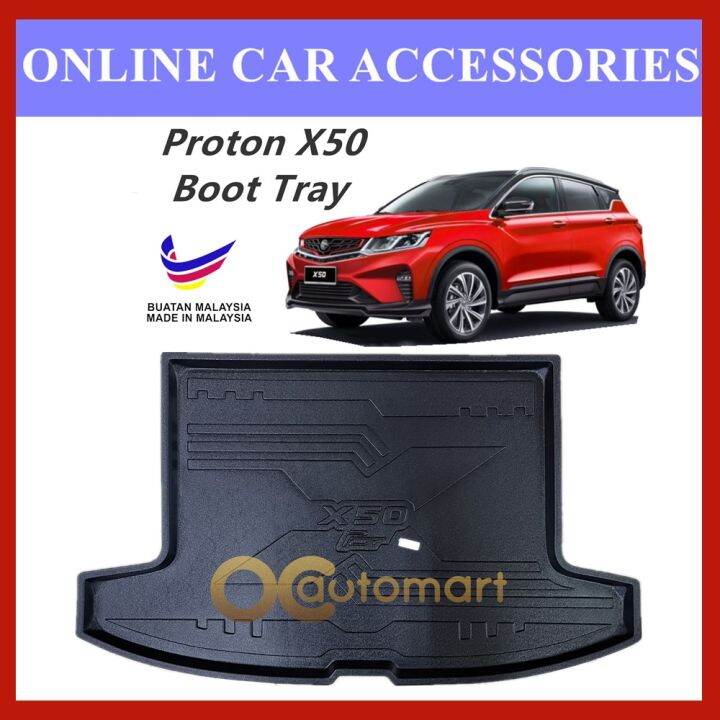 Custom Fit Proton X50 X 50 Rear Cargo Boot Trunk Tray Mat Boot Tray ...